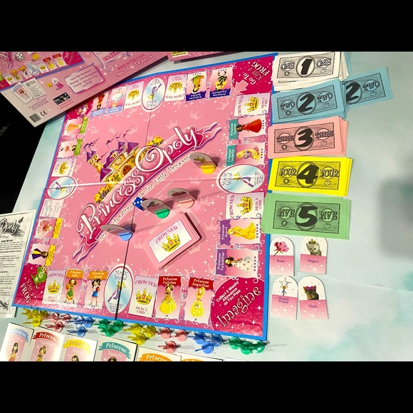 Late for the Sky | Toys | Princess Opoly Board Game An Enchanting Game ...